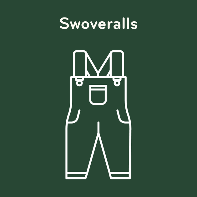 Sweatpant Overalls | Soft Overalls for Adults | Swoveralls