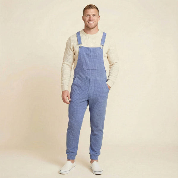 Golden Glow Waffle Knit Overalls | Limited Edition | Swoveralls