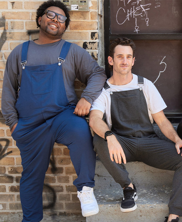 Our Story | How Swoveralls Invented the Sweatpant Overall